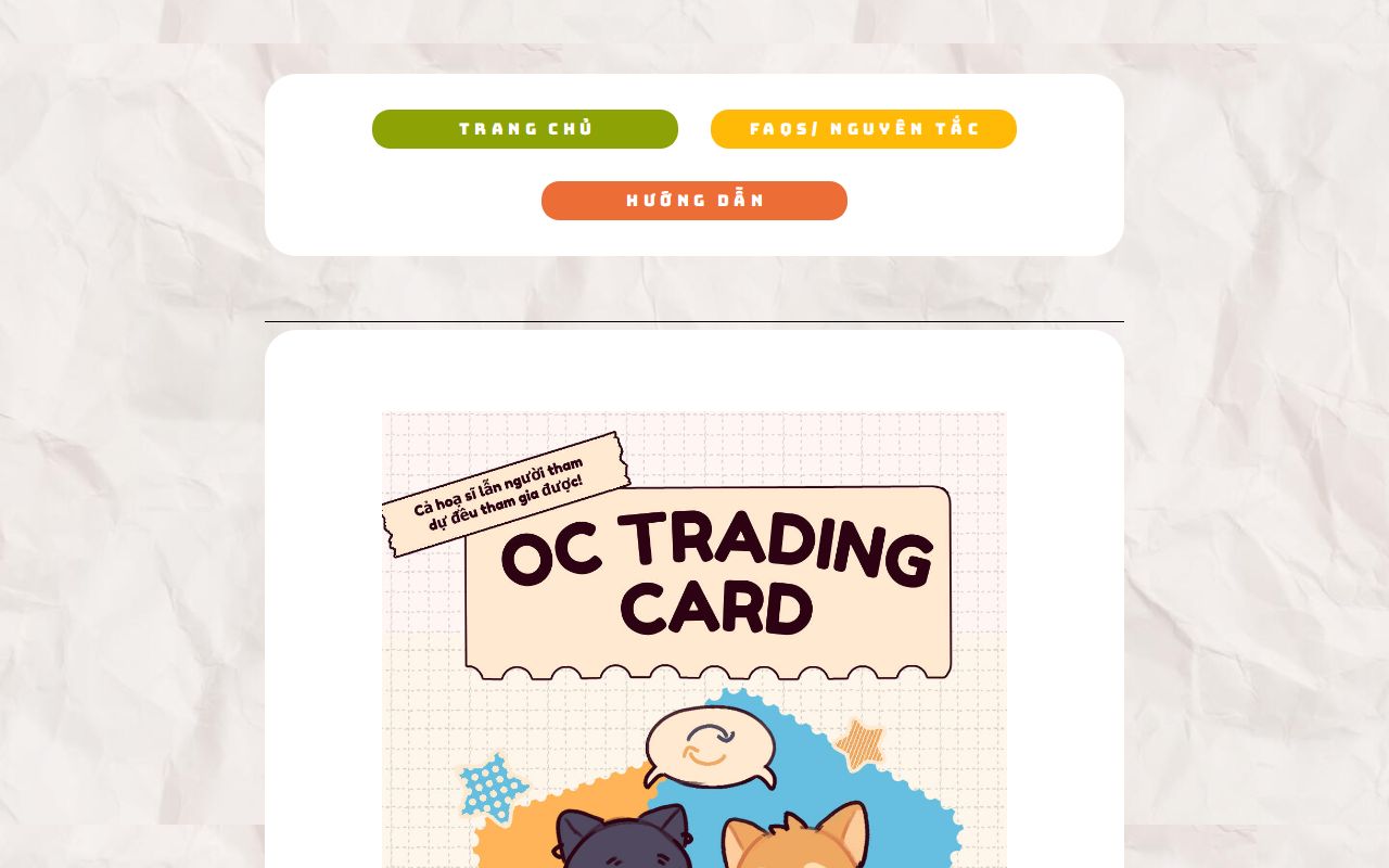 OC Trading Card Event Color Fiesta